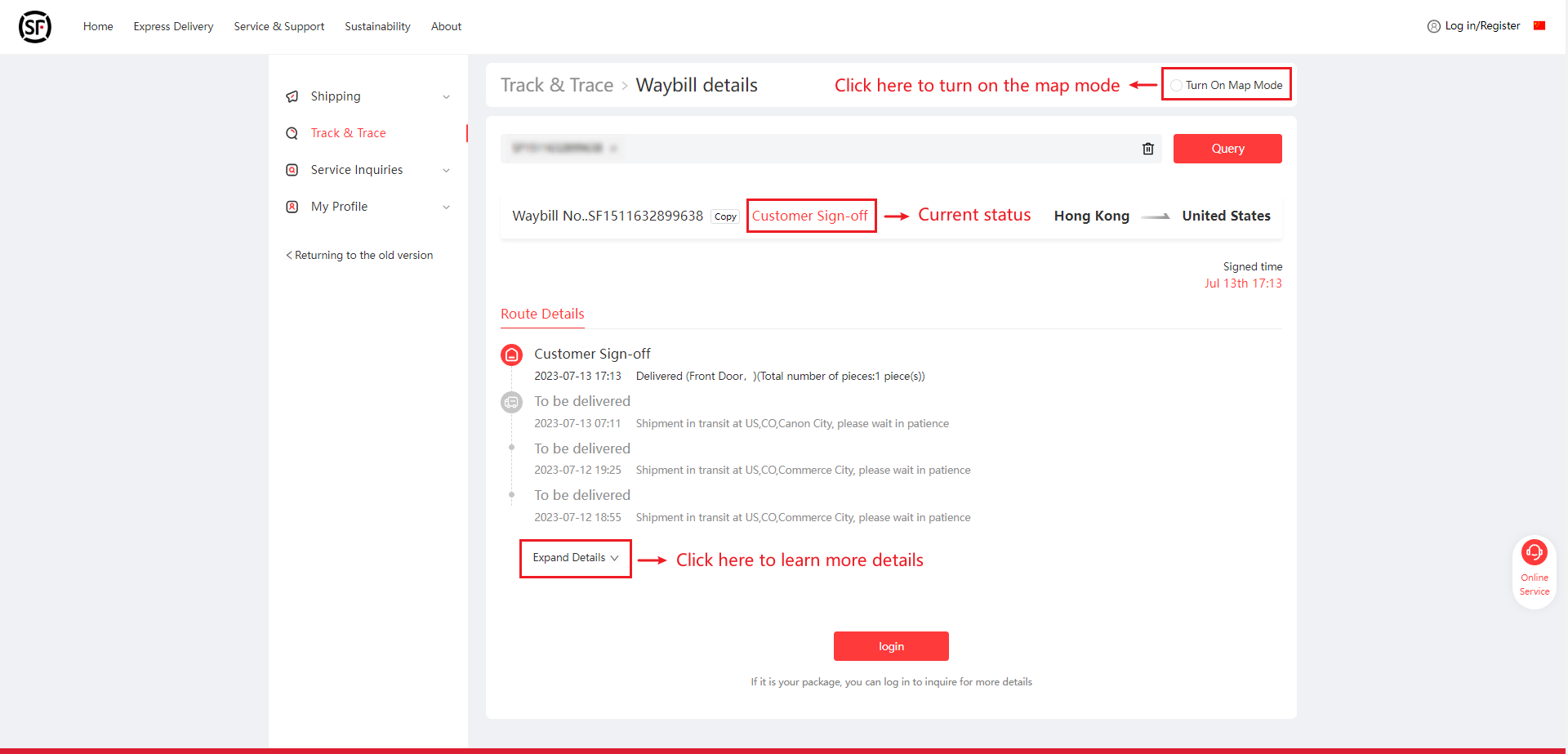 SF Express Tracking - TrackingMore